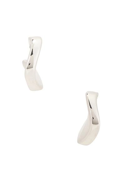 Bottega Veneta Round Sterling Earrings