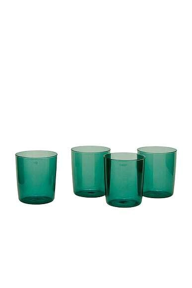 HAWKINS NEW YORK Essential Glassware Set Of 4 - Peacock