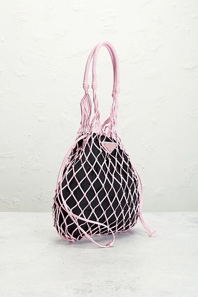 Prada Tessuto Net Tote Bag