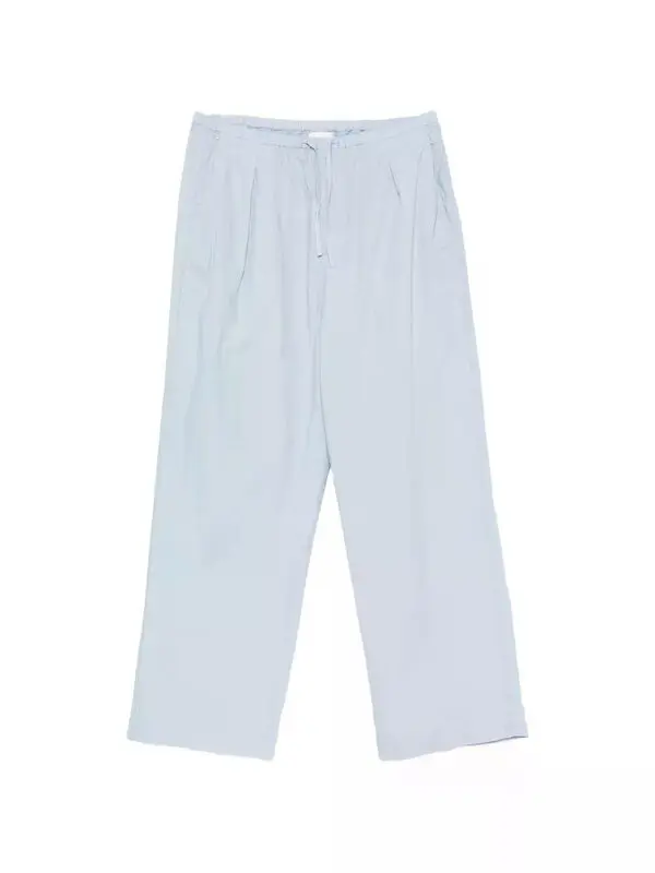Closed Drawstring Waist Trousers - Blue