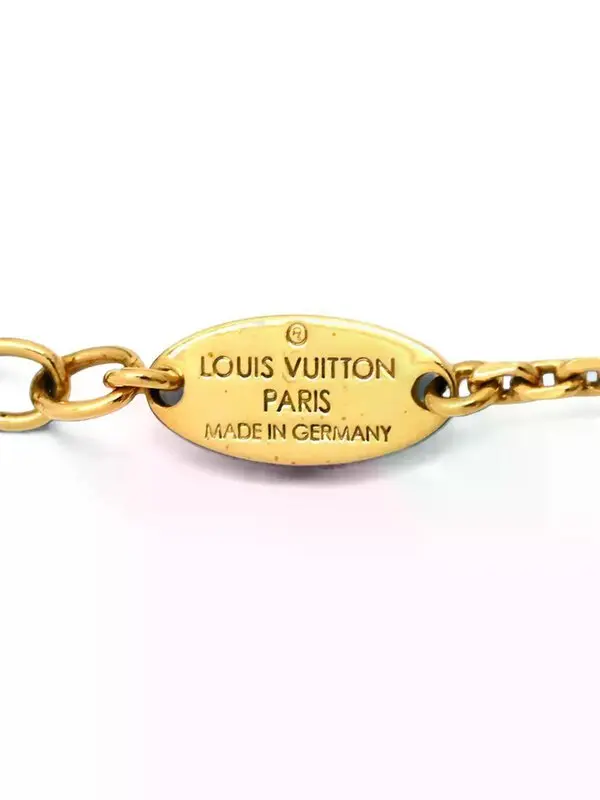 LOUIS VUITTON 2021 Plated Monogram Blooming Supple Bracelet Costume Bracelet