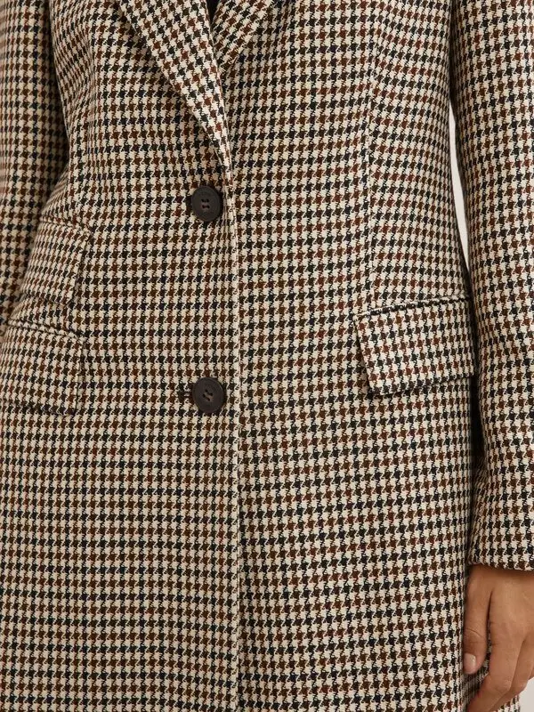 REISS Wool-blend Single-breasted Coat - Beige/brown