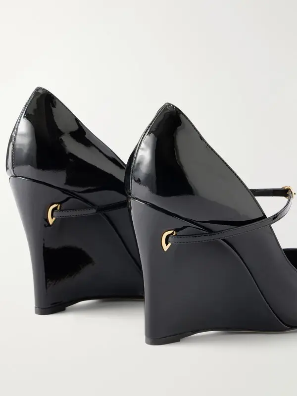 Jennifer Chamandi Lorenzo 105 Patent-leather Pumps