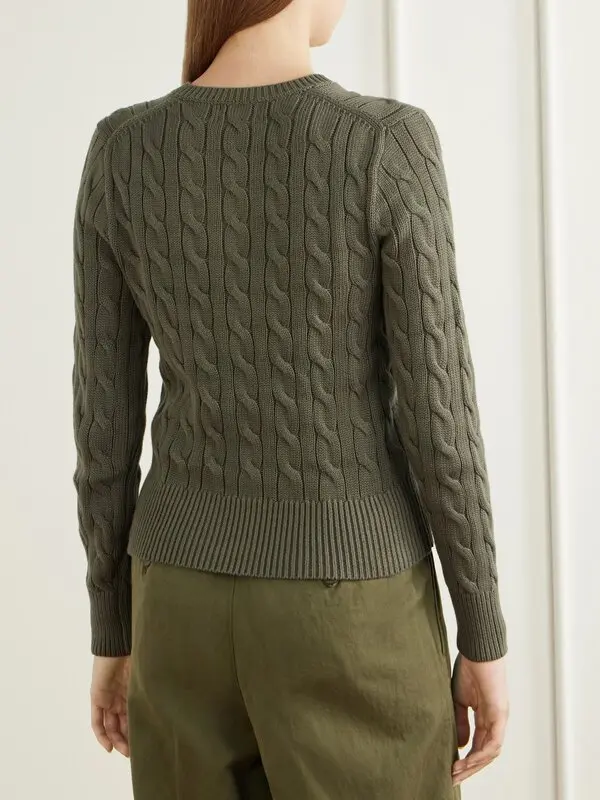 Polo Ralph Lauren Cable-knit Cotton Cardigan
