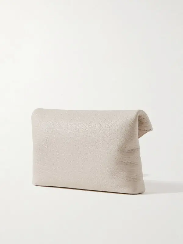 Saint Laurent Cassandre Mini Textured-leather Shoulder Bag