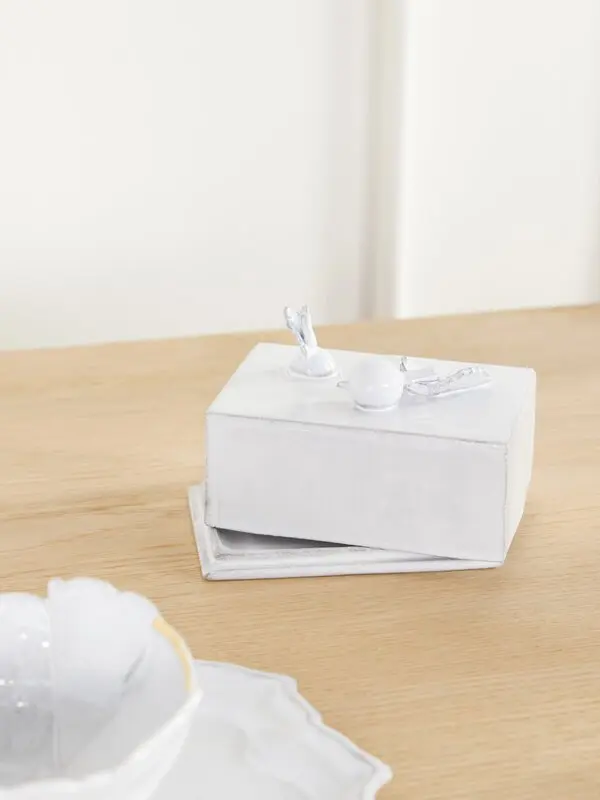 ASTIER DE VILLATTE Radish Porcelain Butter Dish
