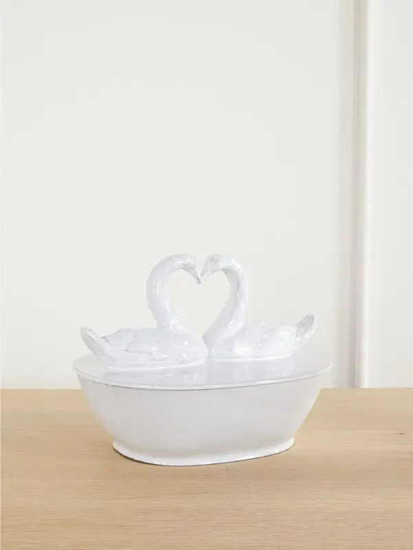 ASTIER DE VILLATTE Cygne Porcelain Box