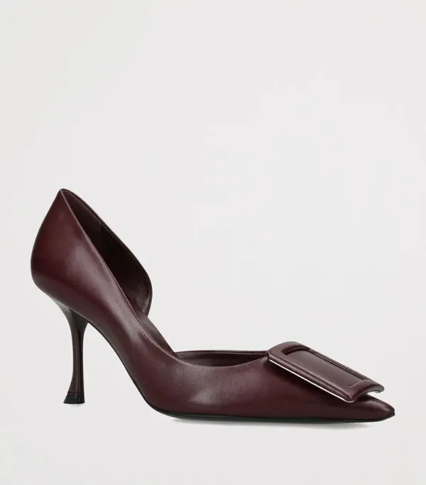 ROGER VIVIER Leather D'orsay Pumps 85