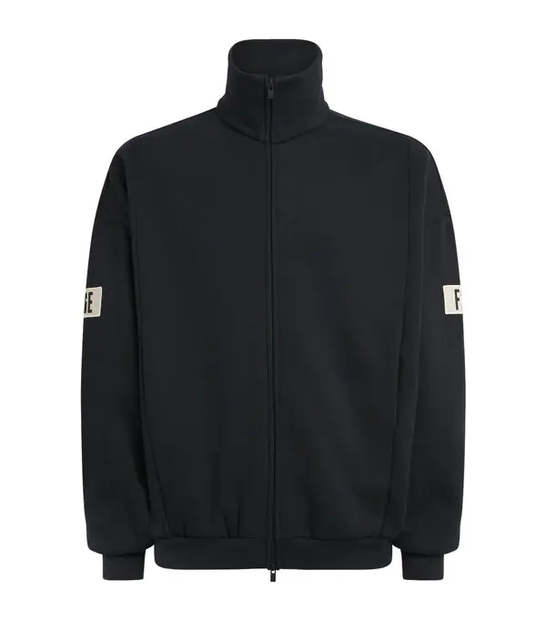 Fear Of God Logo Track Jacket - Black