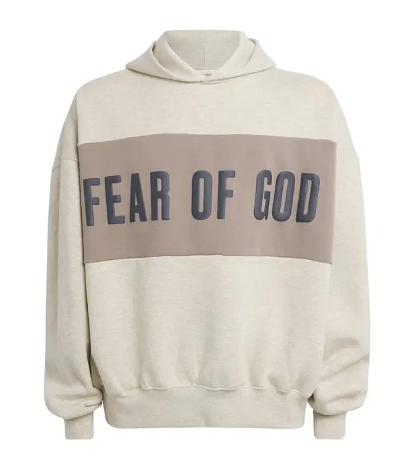 Fear Of God Cropped Relaxed Hoodie - Beige
