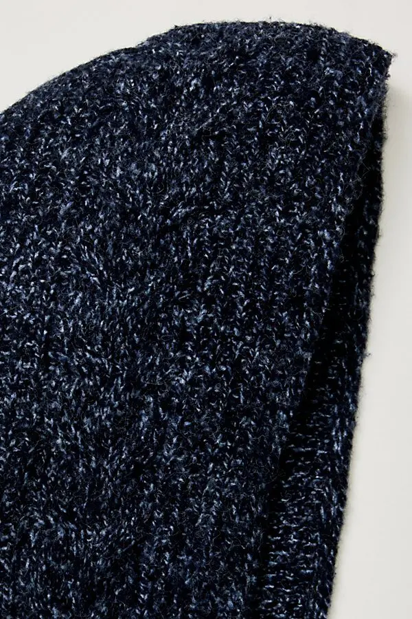 Free People Cloud Cable Hood - Indigo