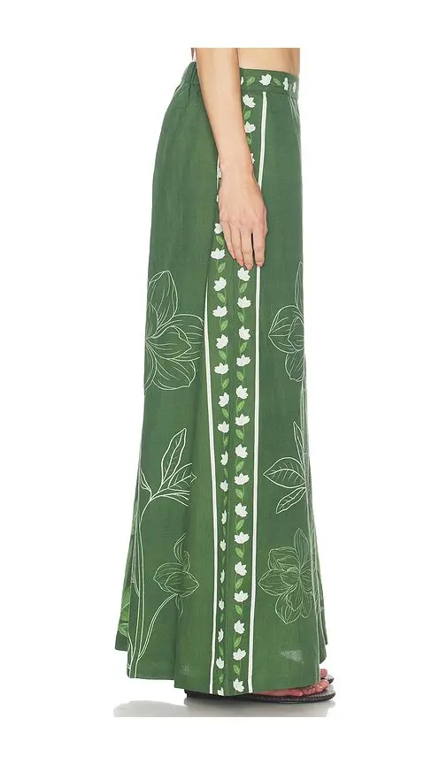 Verandah Magnolia Flared Pants In . Also