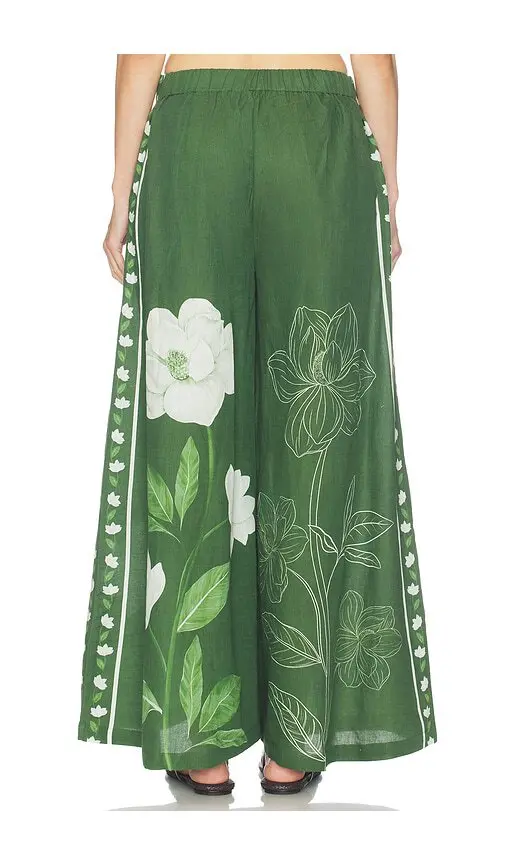 Verandah Magnolia Flared Pants In . Also