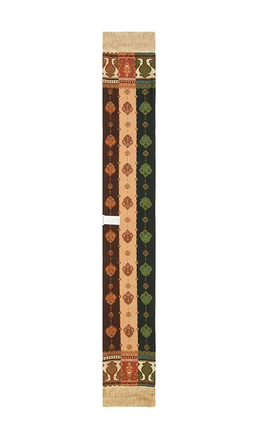 Zimmermann Printed Silk Fringe Neck Scarf
