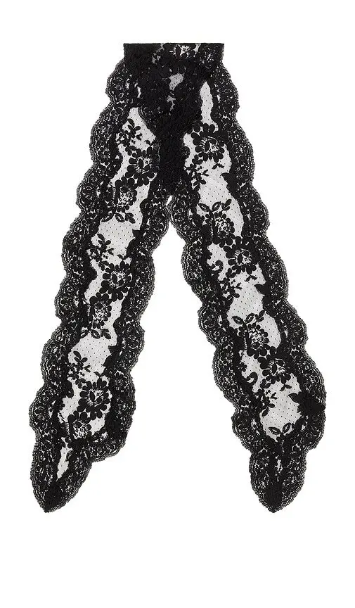 Zimmermann Lace Neck Scarf - Black