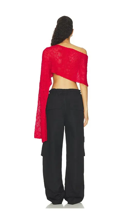 Superdown Miria Knit Cape Top In . Also
