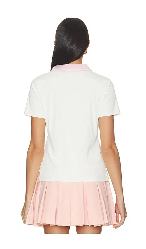 MALBON Carlota Polo Top In . Also