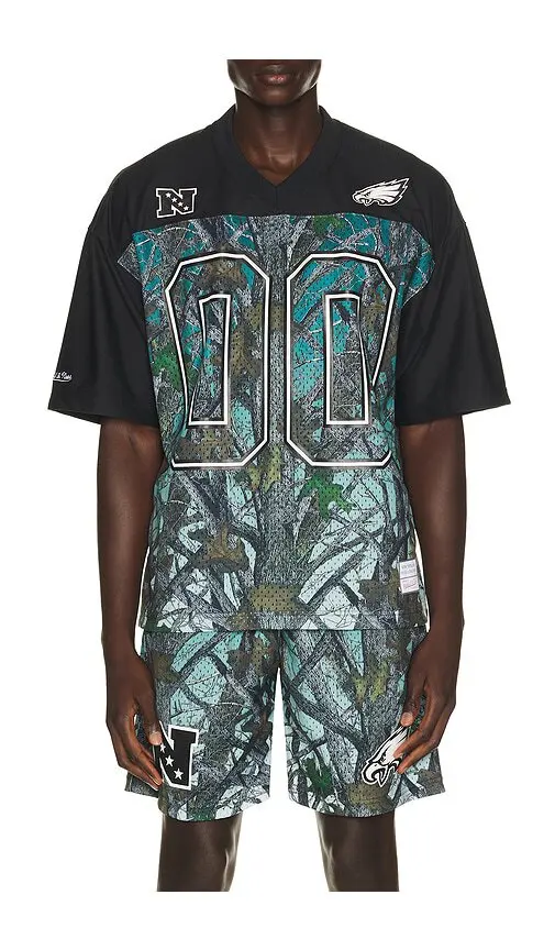 Mitchell & Ness Nfl Philadelphia Eagles Quiet Blaze Mesh Jersey In . Also
