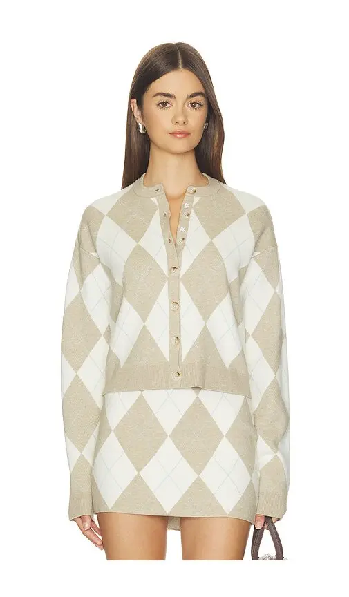 Show Me Your Mumu Argyle Cardigan
