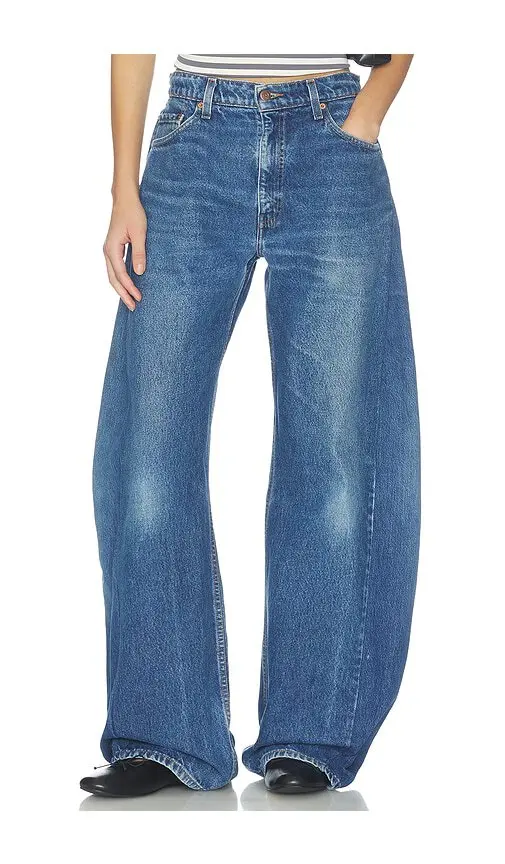 ALIGRACE The Noa Barrel Jean - Blue