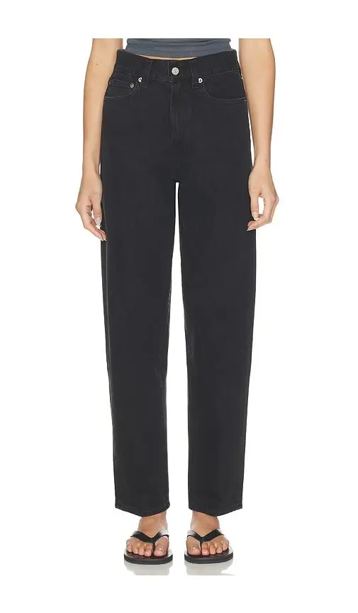 AGOLDE 80s High Rise Vintage Taper Jean In . Also - Black
