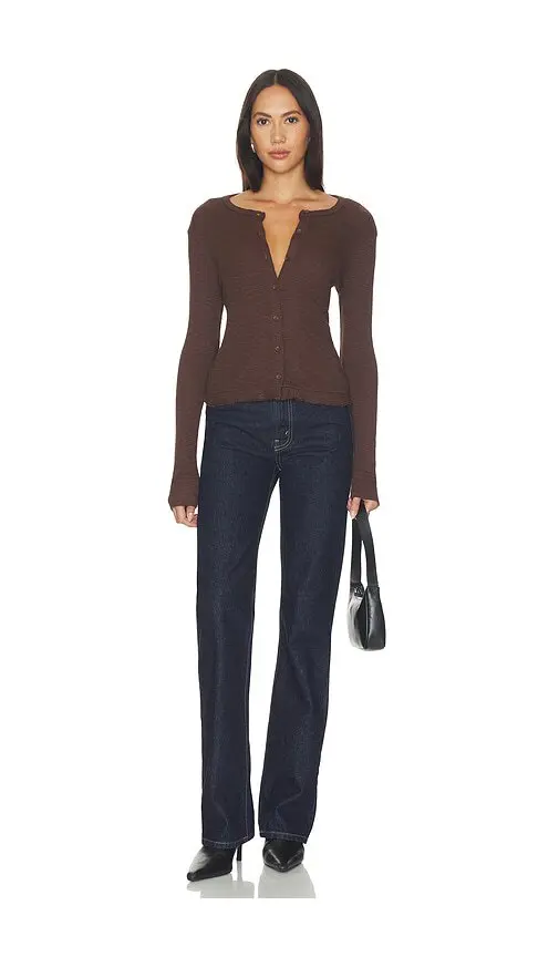 BOBI Ruffle Cardigan
