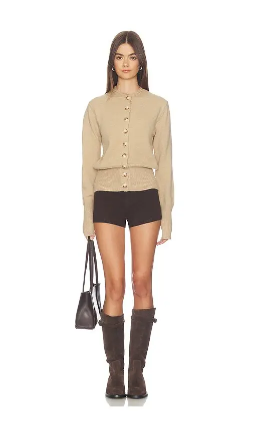 ALL THE WAYS Brittany Button Up Sweater In . Also
