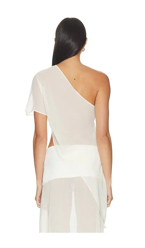BY.DYLN Marilyn Sheer Top In . Also