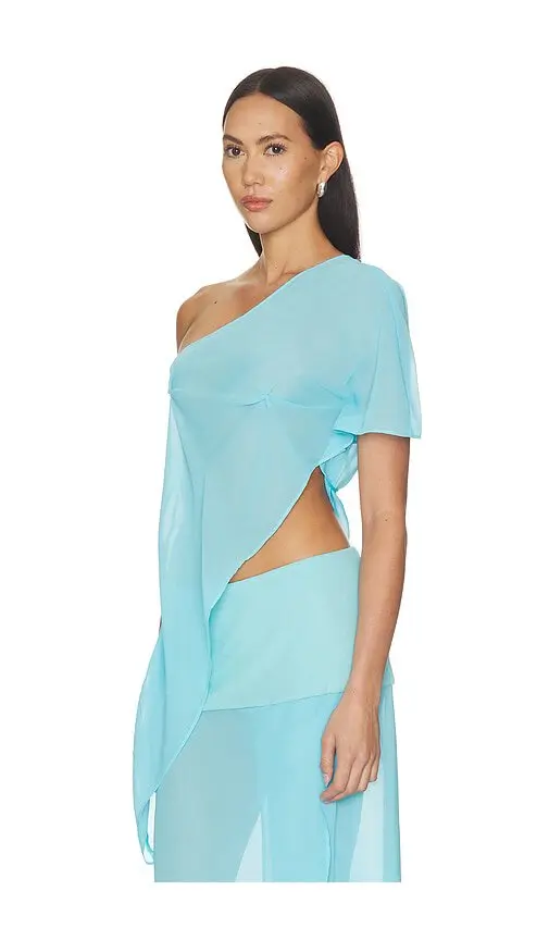 BY.DYLN Marilyn Sheer Top In . Also