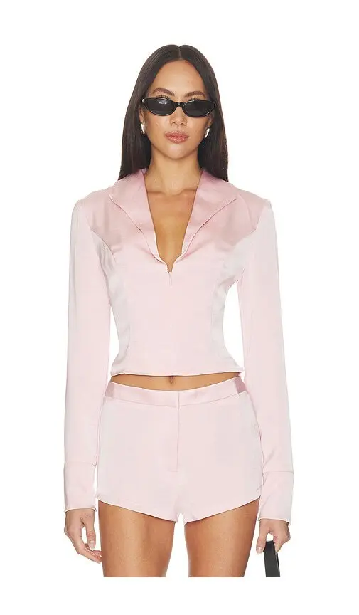 BY.DYLN X Revolve Myka Shirt - Pink