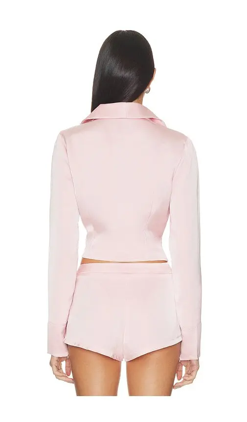 BY.DYLN X Revolve Myka Shirt - Pink