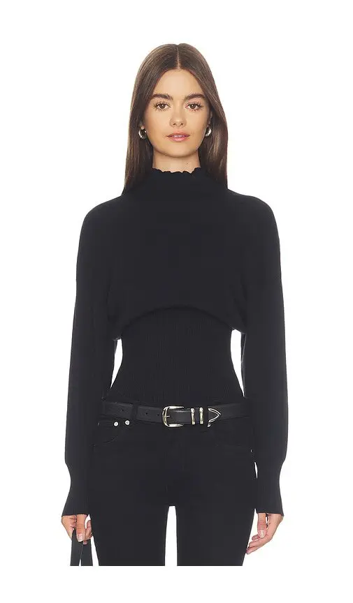 EB DENIM Forest Turtleneck Top In . Also