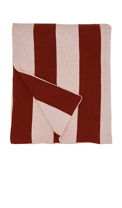 HAWKINS NEW YORK Simple Striped Throw Blanket