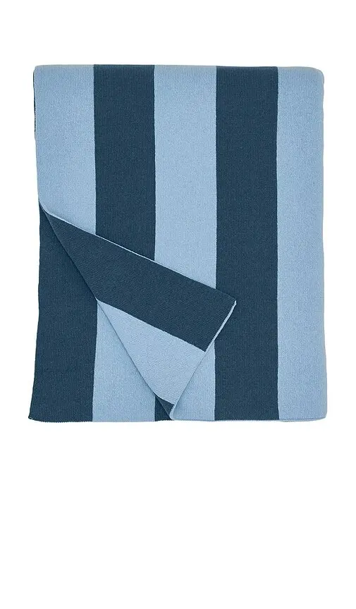 HAWKINS NEW YORK Simple Striped Throw Blanket
