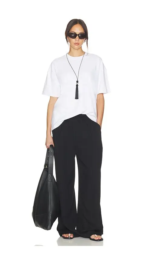 PERFECTWHITETEE Camryn Oversized Heavy Cotton Tee In . Also