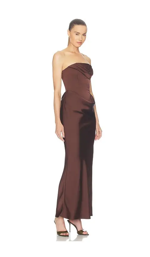 ROTATE BY BIRGER CHRISTENSEN Corsage Long Dress In . Also