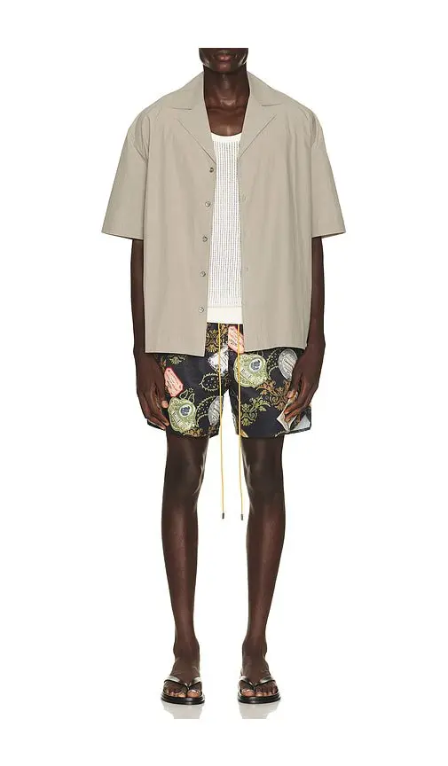 Rhude Vin Bandana Print Swim Shorts In . Also