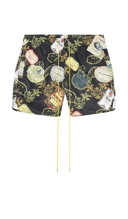 Rhude Vin Bandana Print Swim Shorts In . Also