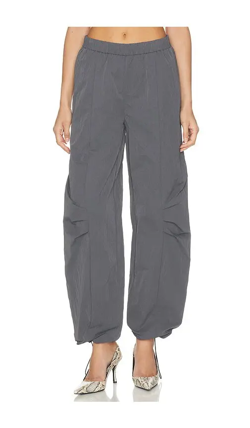 ROTATE BY BIRGER CHRISTENSEN Crispy Track Pants In . Also - Grey