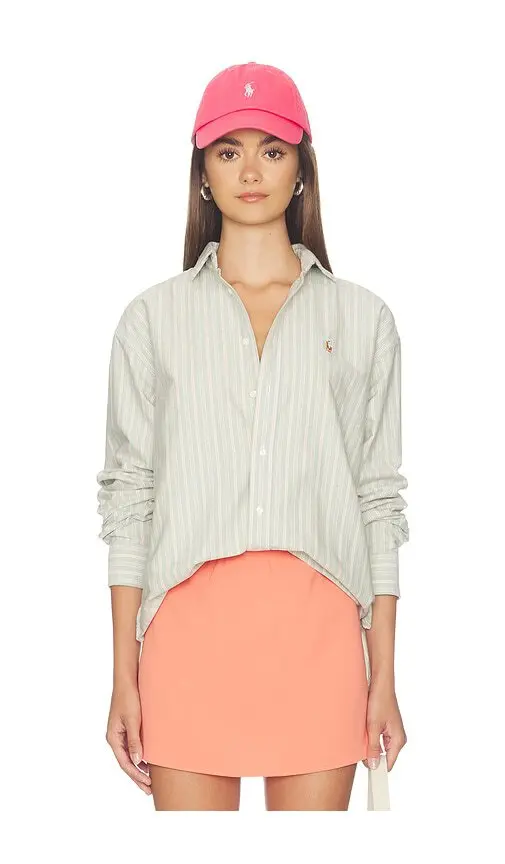 Polo Ralph Lauren Oxford Long Sleeve Collared Sport Shirt - Multi