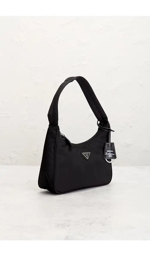 FWRD RENEW Prada Mini Re-edition 2000 Re-nylon Shoulder Bag
