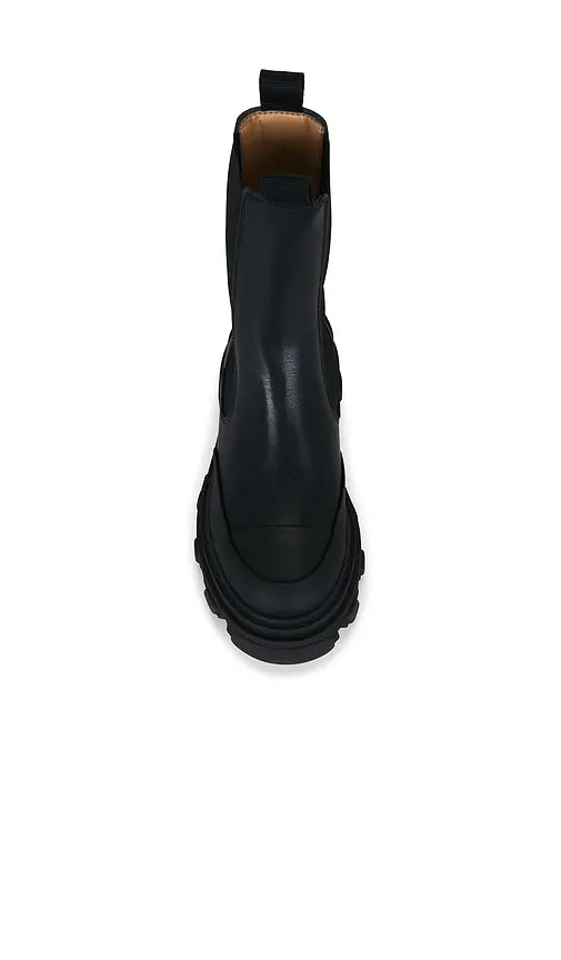 GANNI Cleated Mid Chelsea Boot In . Also