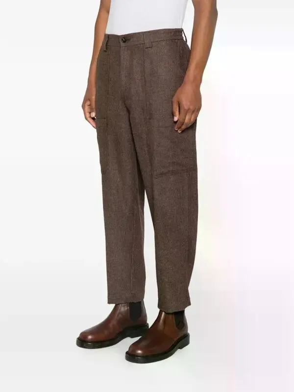 Eleventy Patch-pocket Trousers