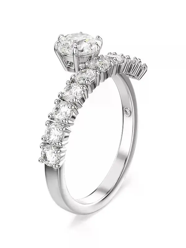 SWAROVSKI Matrix Cubic-zirconia Wrap-around Open Ring