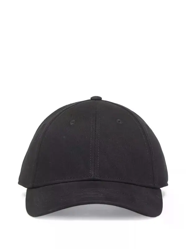 Palm Angels Logo-embroidered Curved Logo Cap - Black