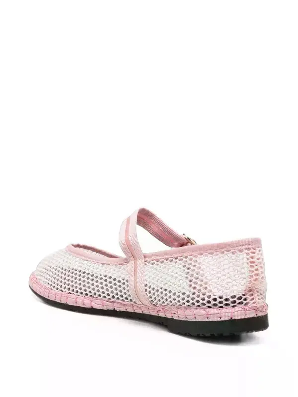 FLABELUS Isabella Fishnet Ballet Flats