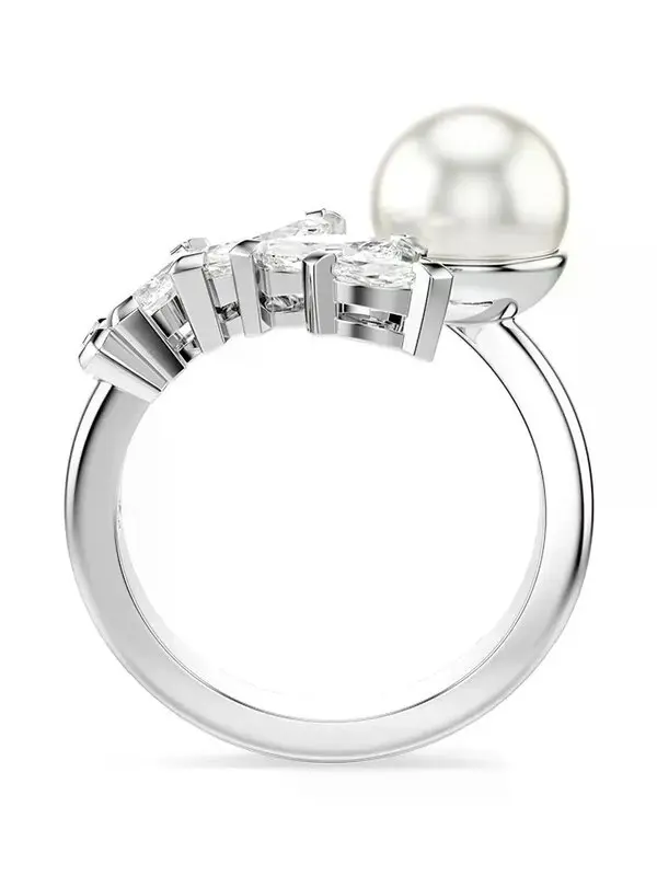 SWAROVSKI Mesmera Crystal-embellished Open Ring - Silver