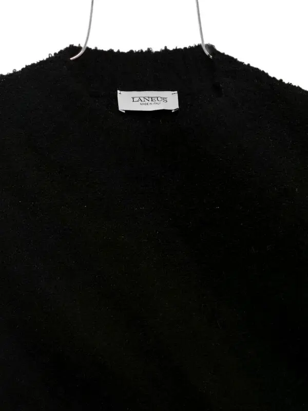 LANEUS Bouclé-knit Sweater