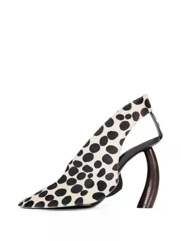 A.W.A.K.E. Mode Lauren Dalmatian-print Sandals