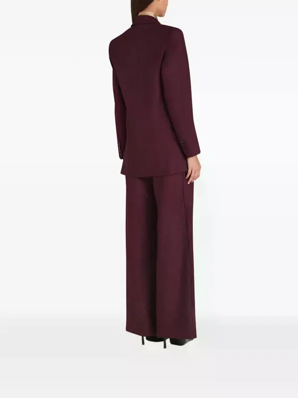 VIOLANTE NESSI Sugar Double-breasted Wool Blazer